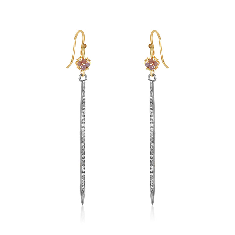 Ruby Spike Earrings – Mabel Chong