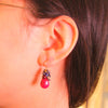 Ruby Red Earrings | Mabel Chong