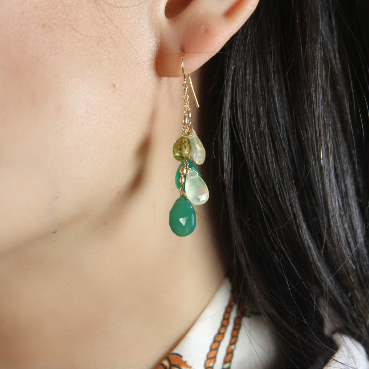 Mini Waterfall Drops-Green – Mabel Chong