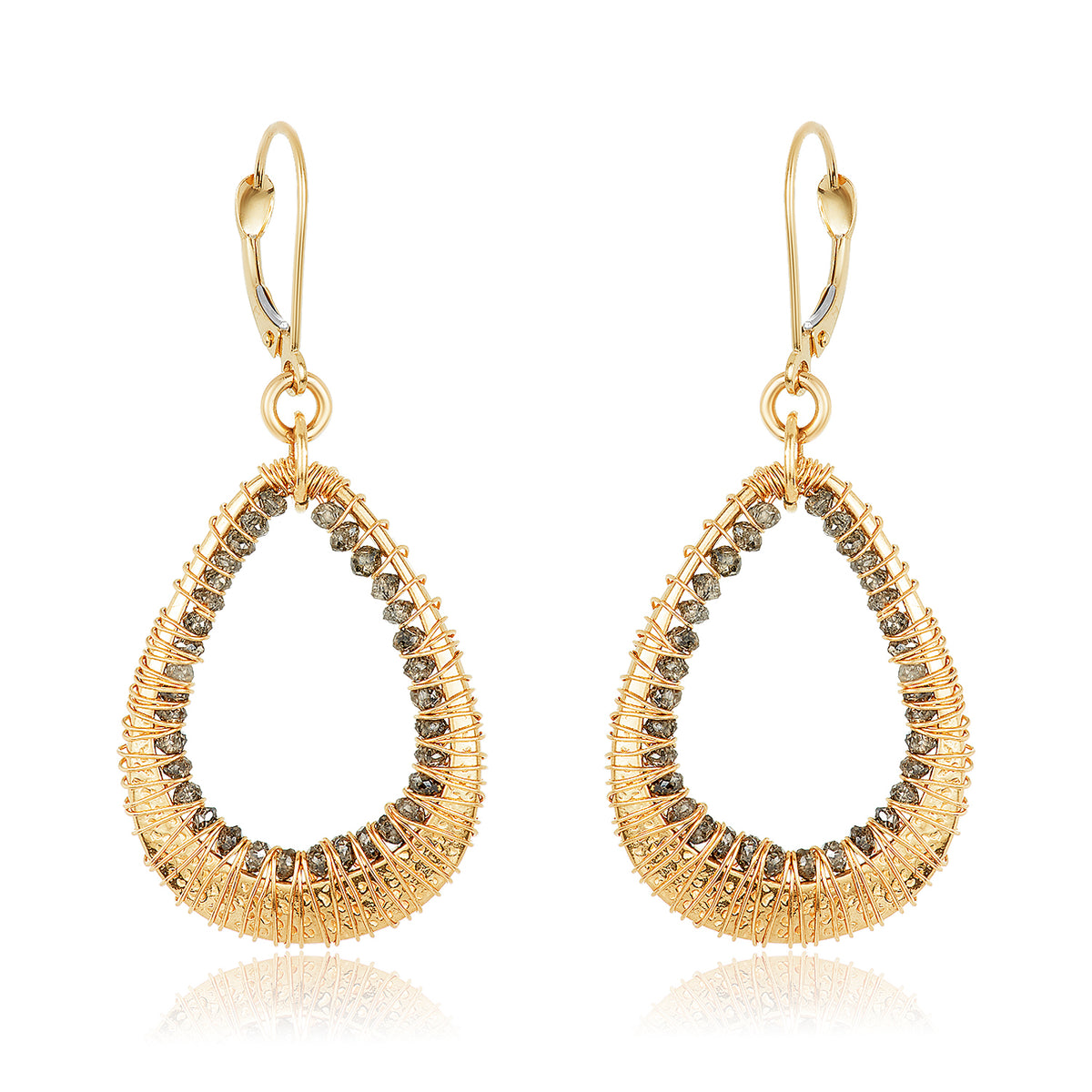 Nopa Earrings - gold – Mabel Chong
