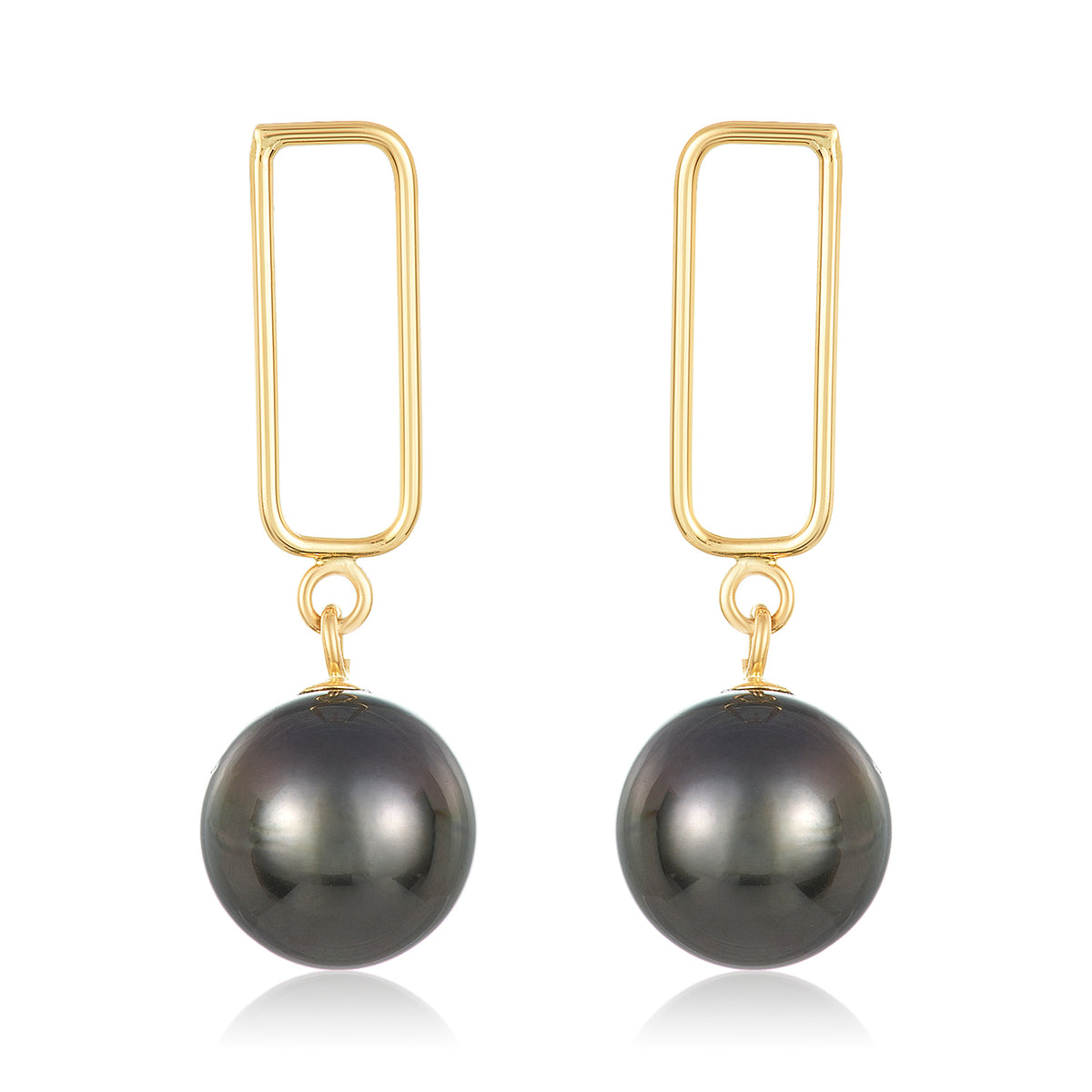 14k Gold Rectangular Pearl Drops – Mabel Chong