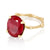 Ruby Bamboo Ring- 14k Gold – Mabel Chong