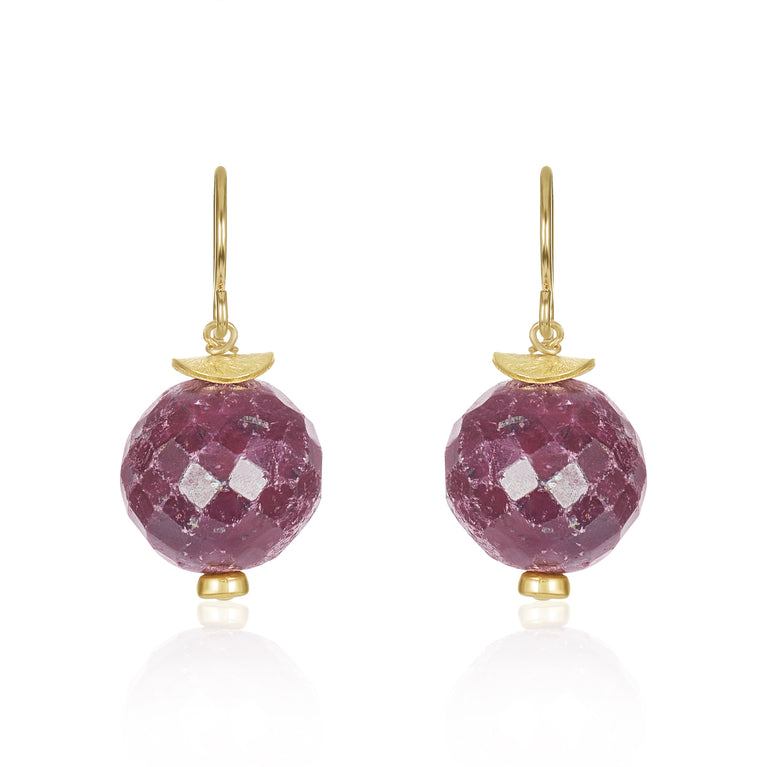 Jump In Raw Ruby Earrings – Mabel Chong