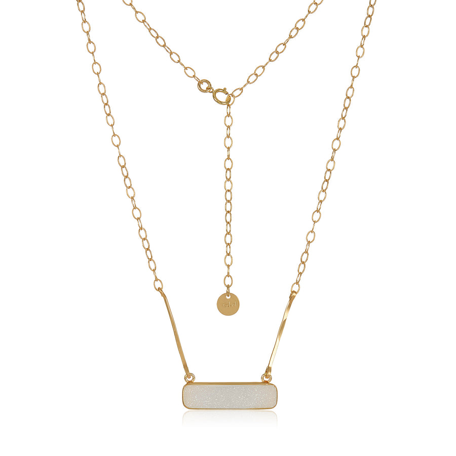 Geode Bar Necklace | Mabel Chong